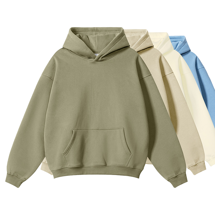 Wholesale 420gsm Cotton Fleece Hoodies - Oversized & Durable