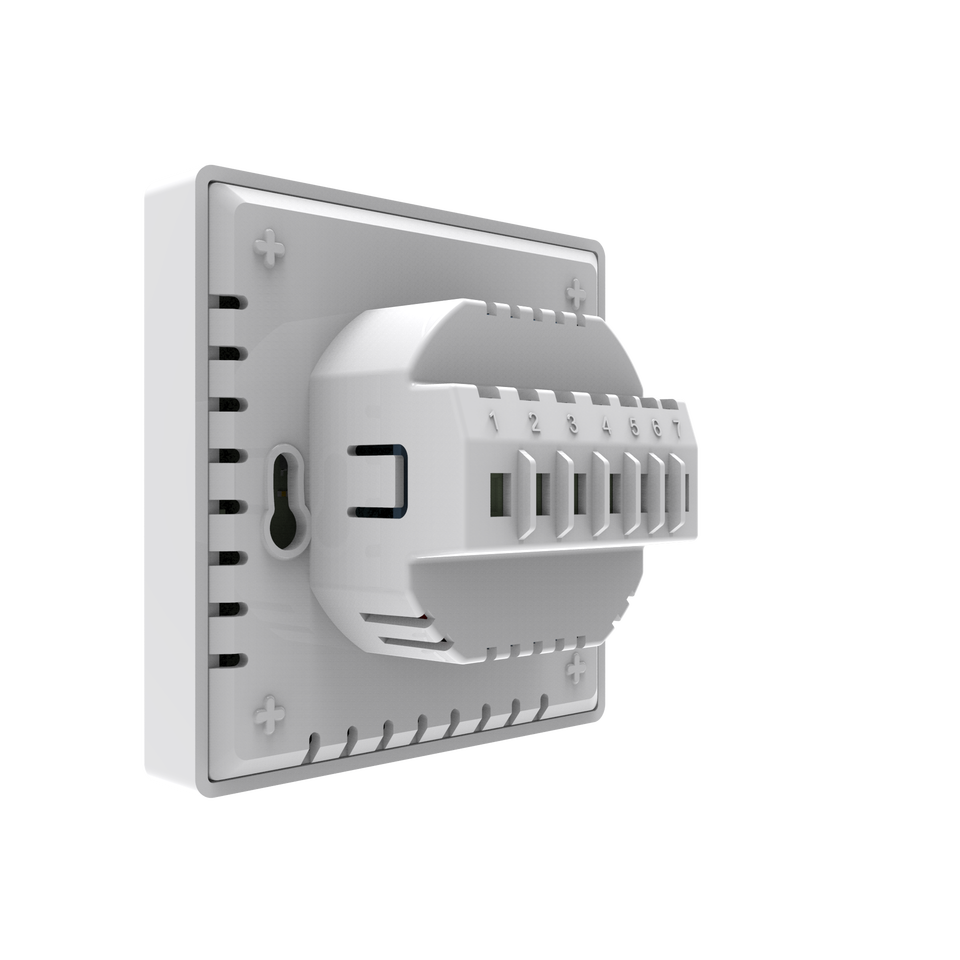Modern Design Programmable Smart Thermostat TUYA APP Support IP21 Rated ...