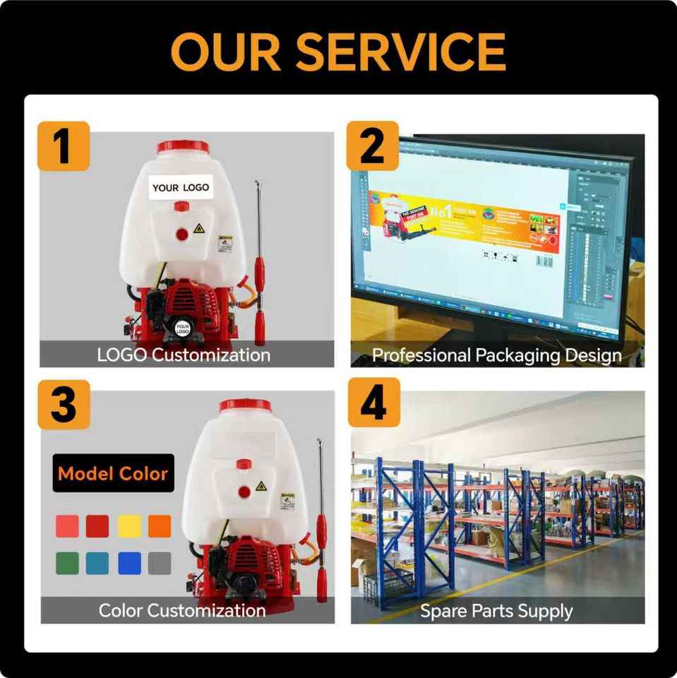 Knapsack Power Sprayer Pump 30L Petrol Engine Backpack Sprayer for Farm ...