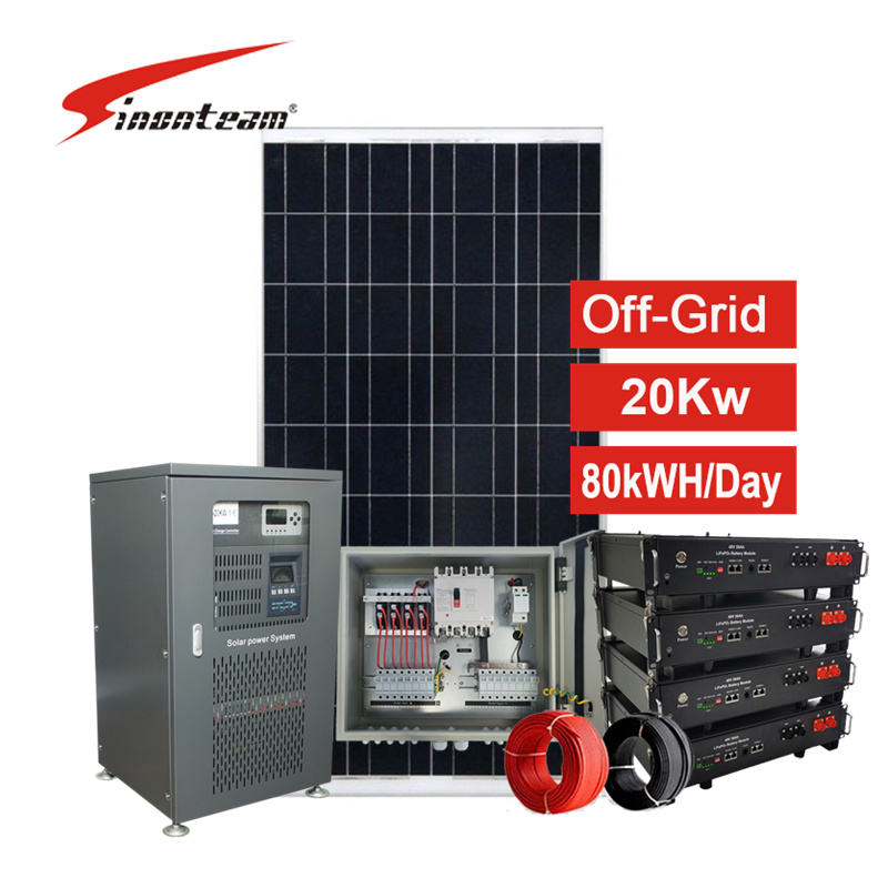 20KW Solar Off Grid System Complete Set Off Grid Solar Power System ...