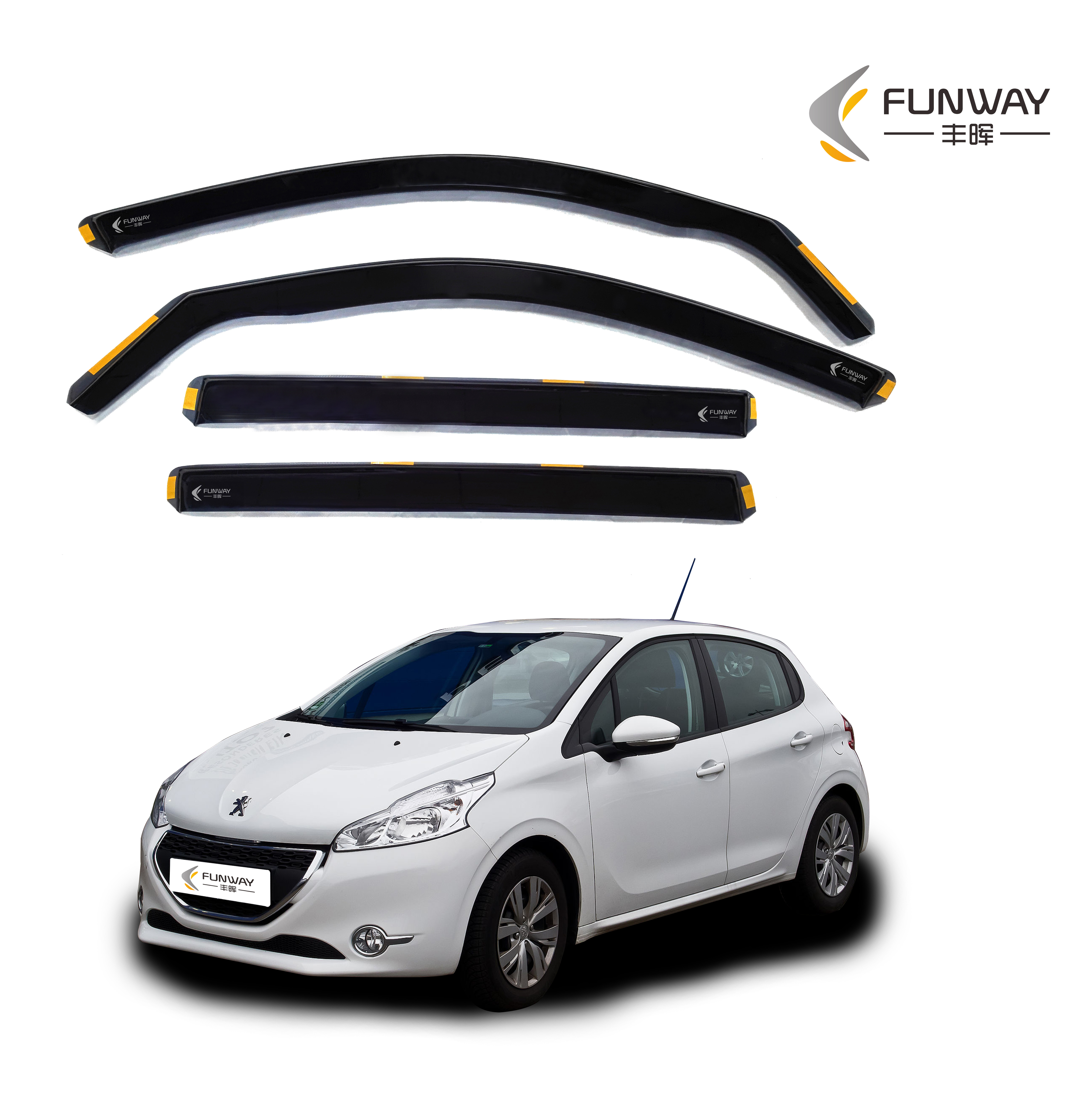 Peugeot 208 Wind Deflectors 12