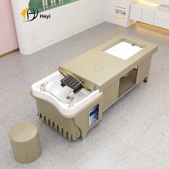 Thai Head Spa Lay down Washing Hair Chair Salon Electric Pedicure ...