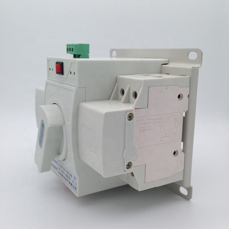 CHYT LW2R-63 Single Phase 2-Pole 3kA Breaking Capacity Power Changeover ...