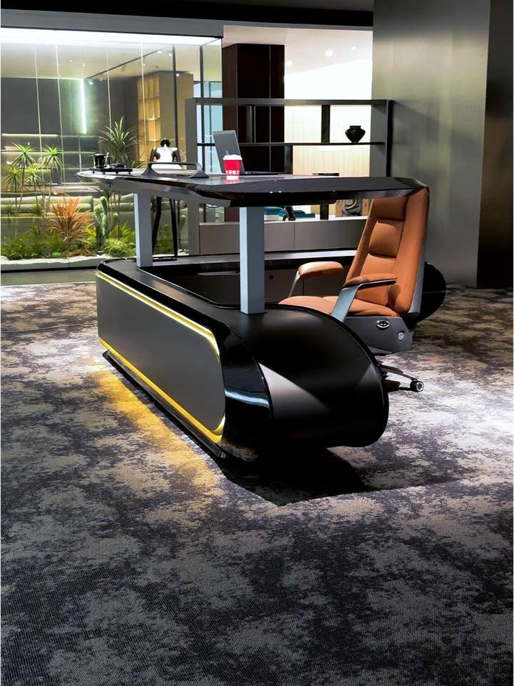 Modern Automatic Adjustable Standing Desk Eco-Friendly PVC Material ...