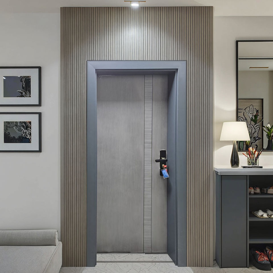 ZS Anti-static Minimalist Steel Internal Door Set Excellent Quality ...