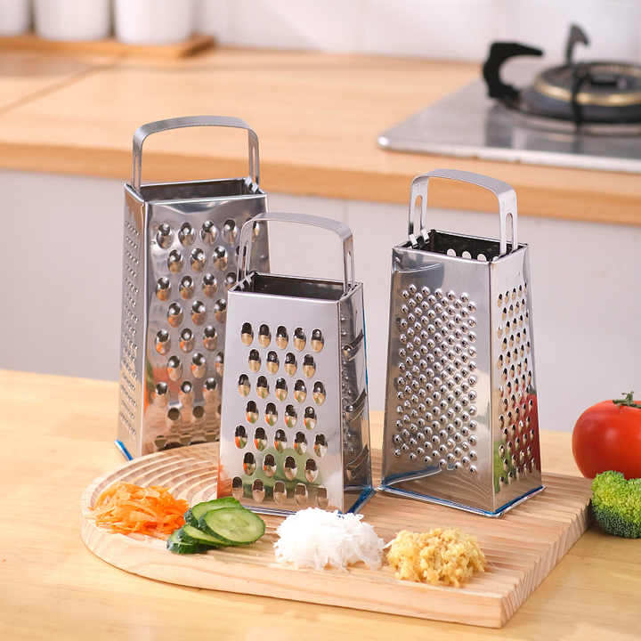 Vegetable Cutter Box Shredder Slicer Stainless Steel Chopper With 4 ...
