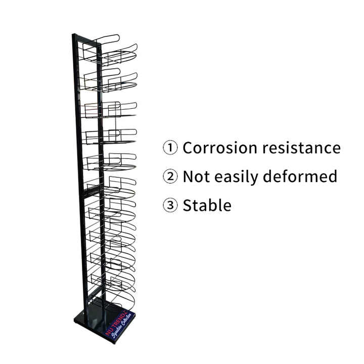 Customized Cap Display Rack - Rotating Hat Stand for Retail
