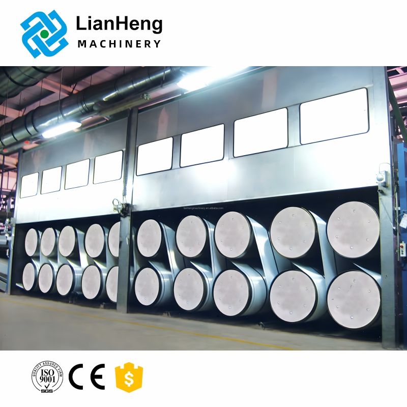 LHMC Three-Unit 18 Heat Rollers Tension Annealer Heat Setting Machine 1 ...
