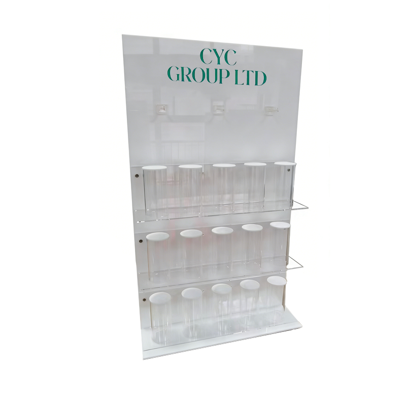 3-Tier Acrylic Display Shelf - Space-Saving Retail Display Stand for ...