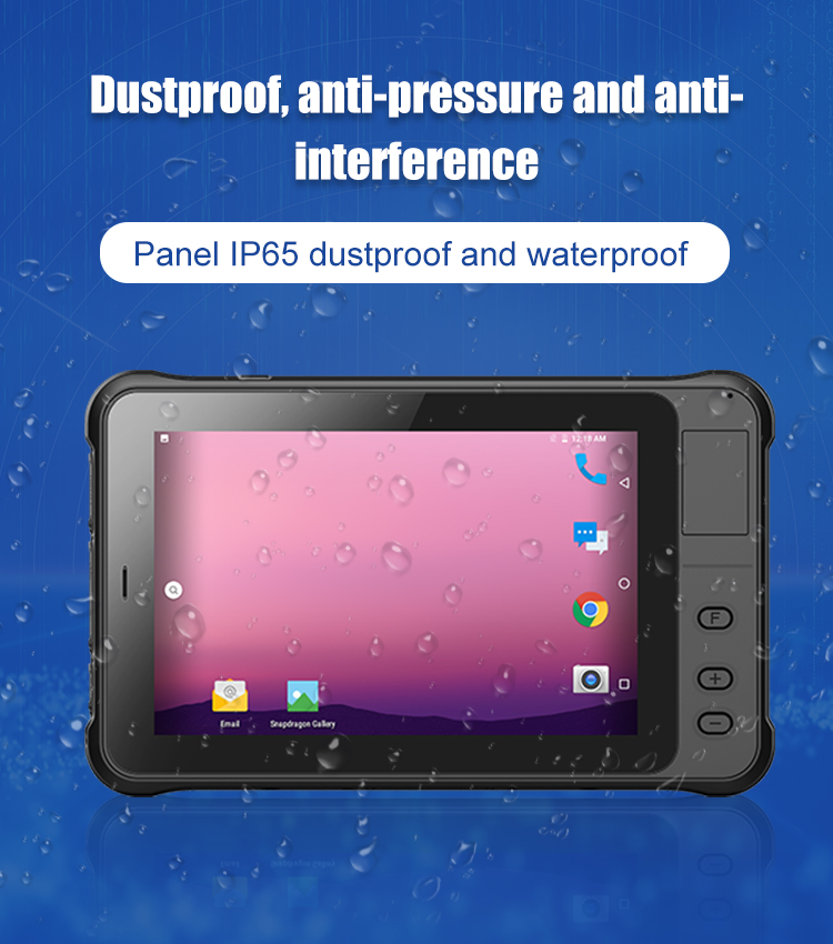 Emdoor EM-Q75 7" screen 4G/WiFi, Android 10 GMS, 4GB+64GB, GPS, IP65 Industrial Rugged Tablet PC
