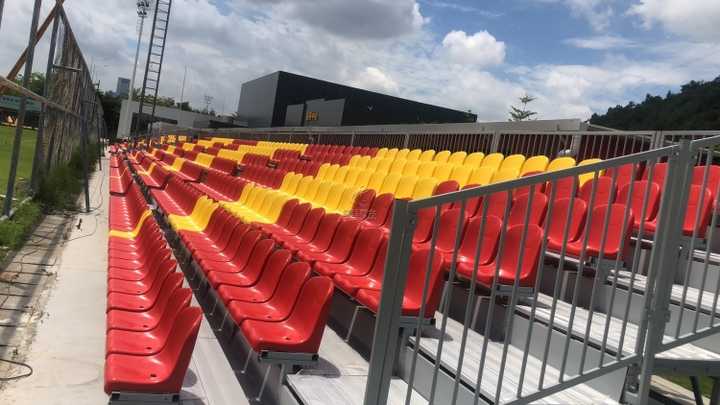 Detachable Racing Metal Stadium Stand with Plastic Seating Sports Court ...