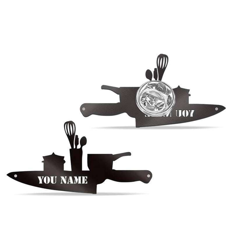 Restaurant Souvenir Lapel Pins Metal Badges Custom Culinary Kitchen ...