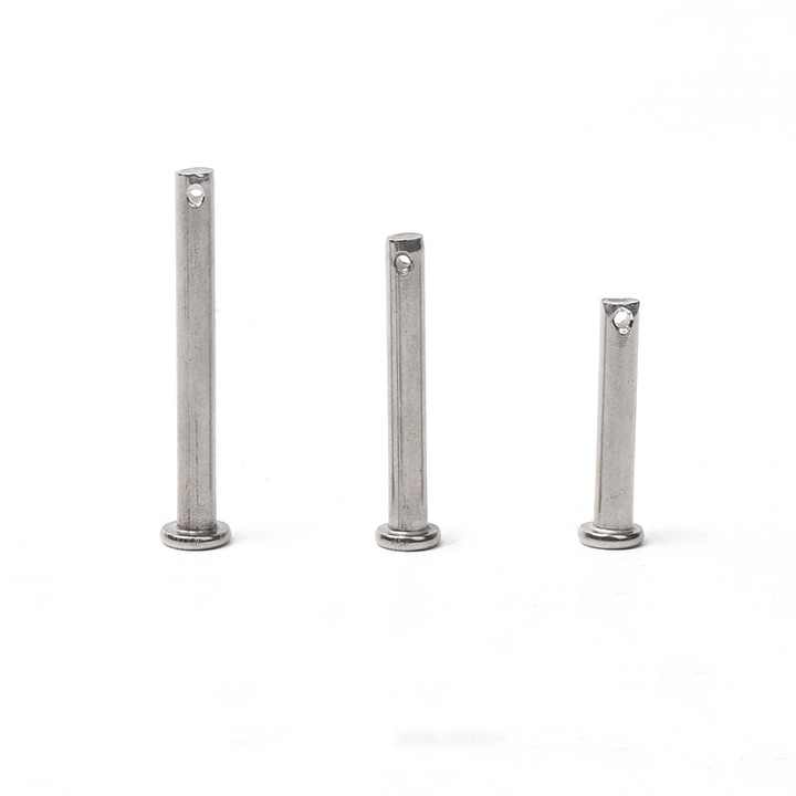 DIN 1444 Single Hole Clevis Safety Pins 304 Stainless Steel M3-M30 Flat Head Link Hinge Pin with ...