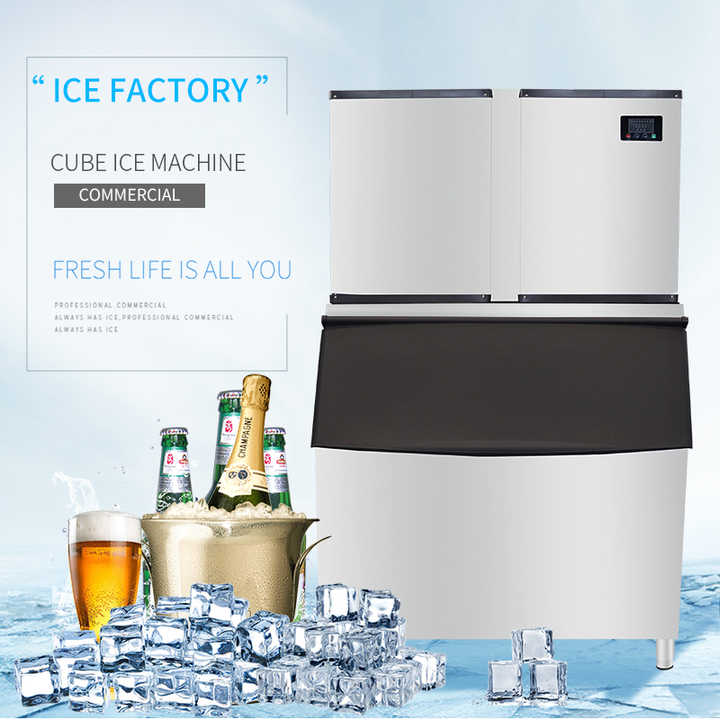 Commercial Strong Durability Ice Maker Machine 900kg 1000kg Cube Ice ...