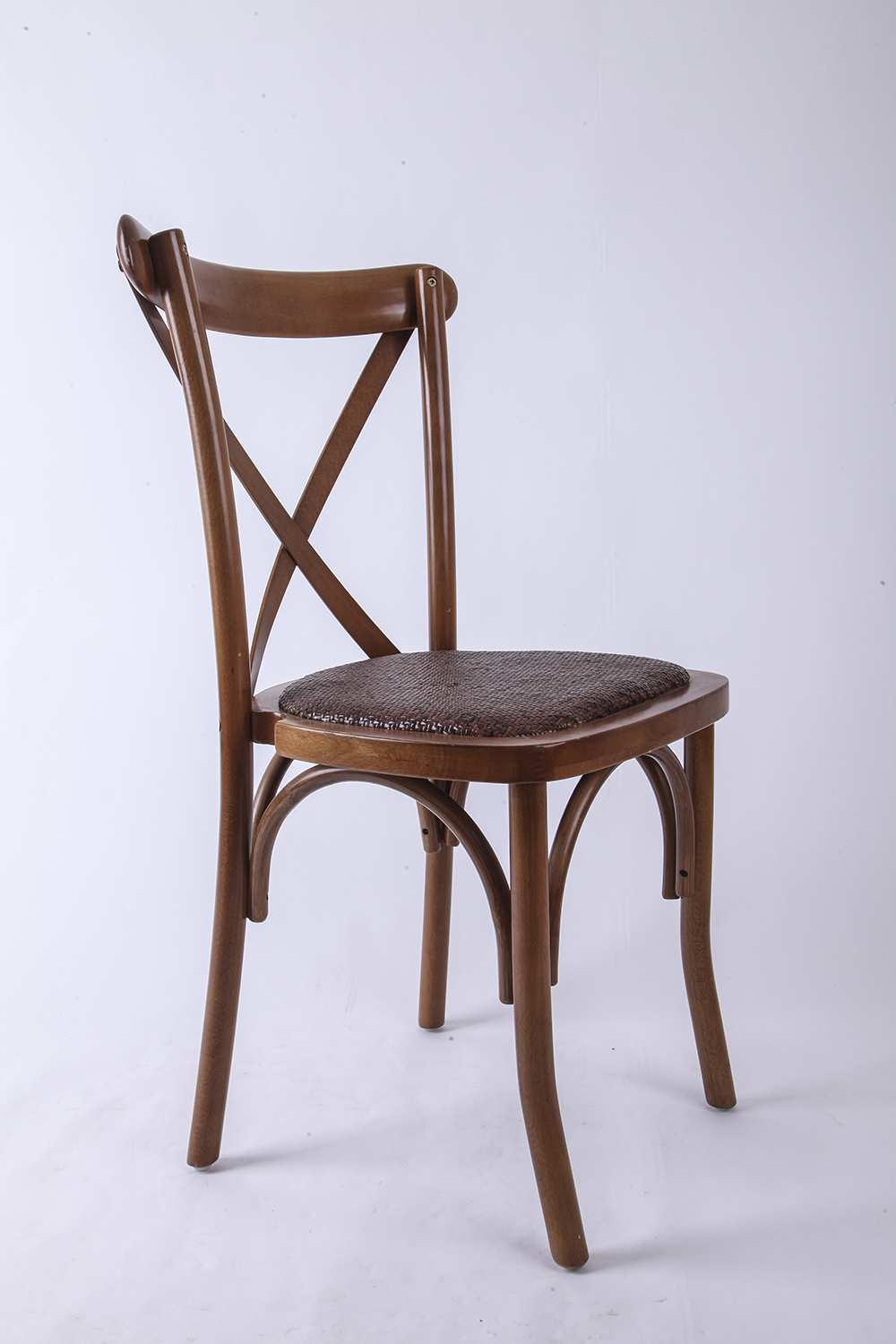 Bistro Cross Back Dining Chairs Tuscan Cafe Chair