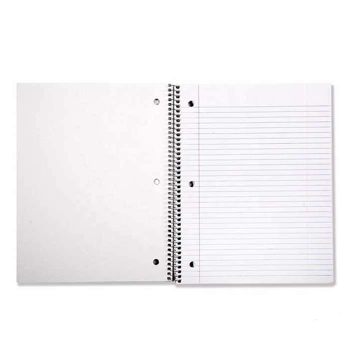 Custom Logo Spiral Notebook - 70 Sheets, Assorted Colors