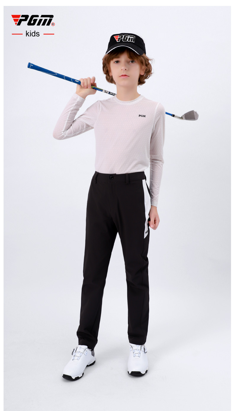 PGM YF408 boys tee-shirts long sleeve dressed shirts for kids-企业官网