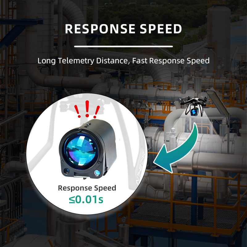 Laser Methane Detector Drone - 150m Range High Accuracy