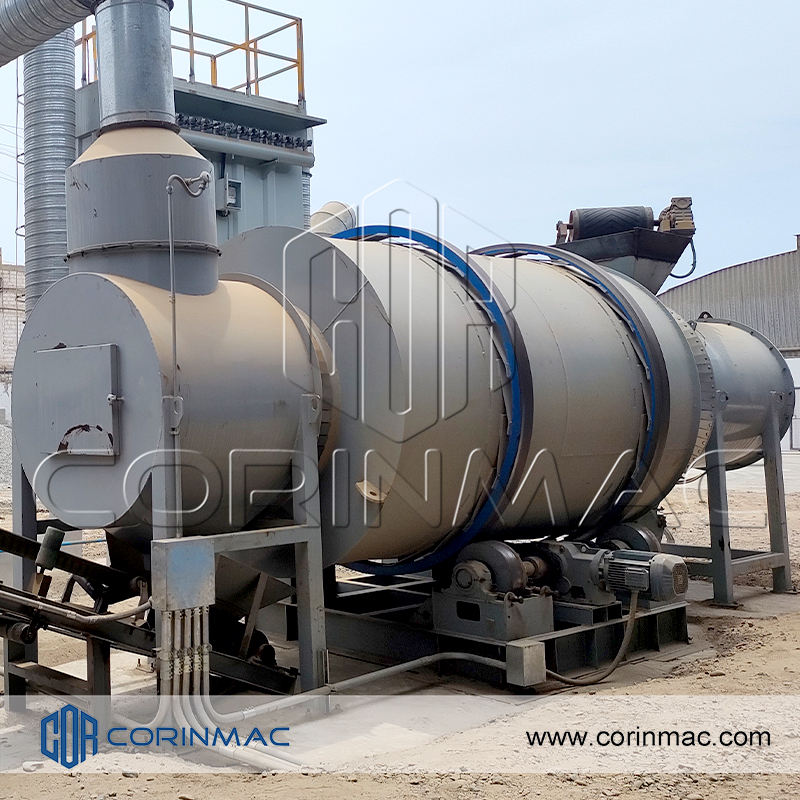CORINMAC Compact Rotary Drum PLC Controlled Stainless Steel Sand Dryer ...