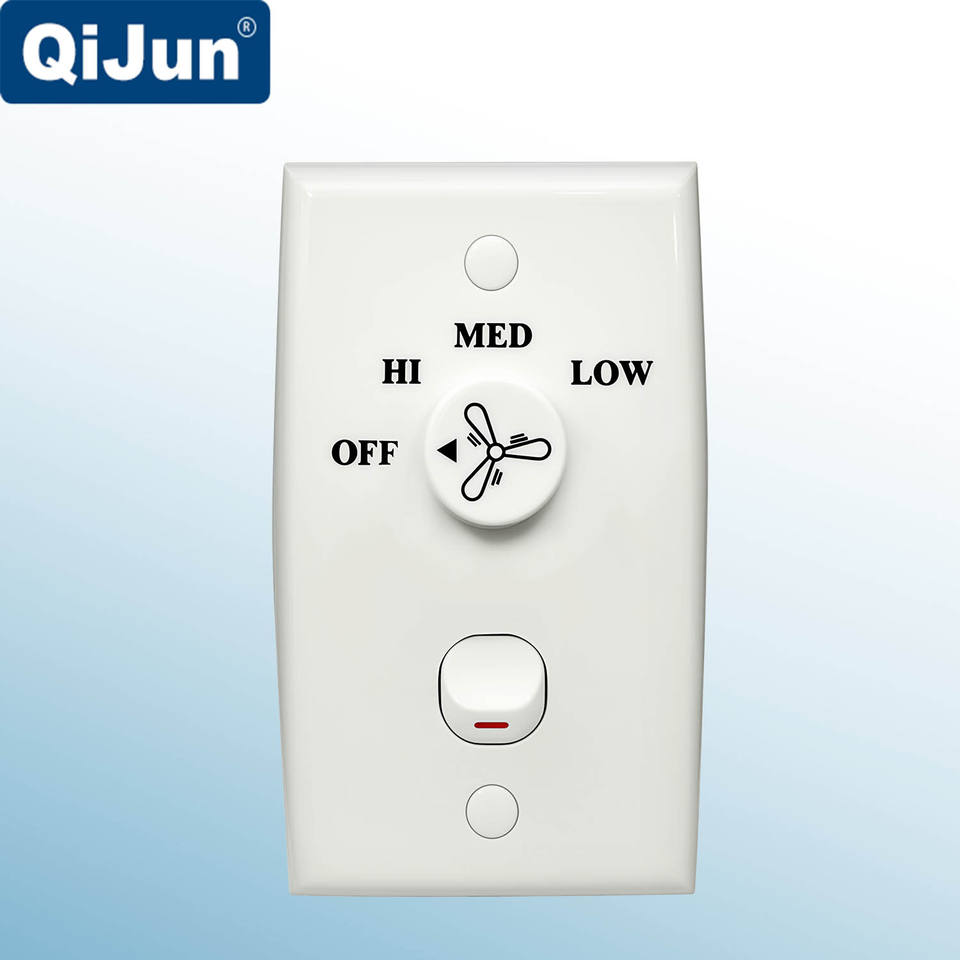 220 240V Malaysia Ceiling Fan Governor 5 Speed Big Size Wall Switch ...