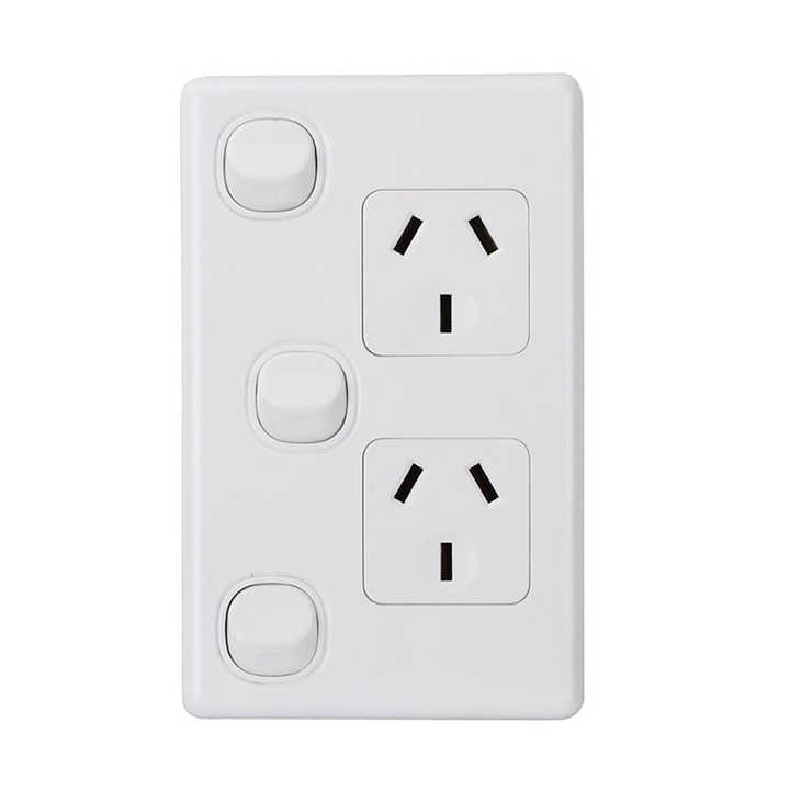 SAA Electrical Double Switch Sockets With Extra Switch| Alibaba.com