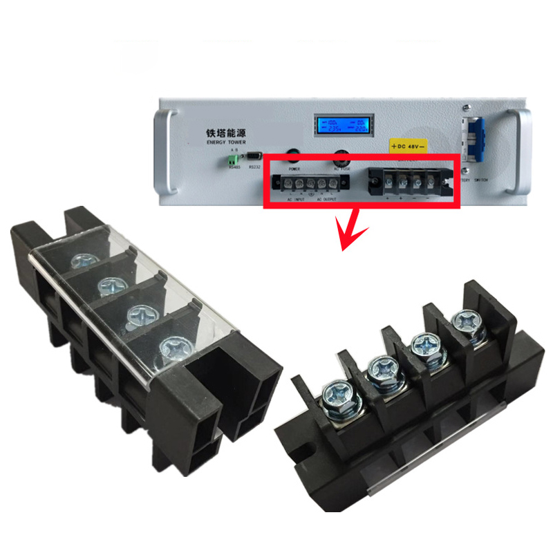 Feed through Panel DC Terminals - 200A, 2ways, 27mm Pitch