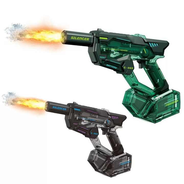 Super Power Electric Water Gun - 350ML Capacity with Flame Effect