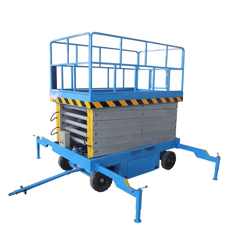 Mobile Electric Scissor Lift Drywall Lift Aerial Working Platform 300kg ...