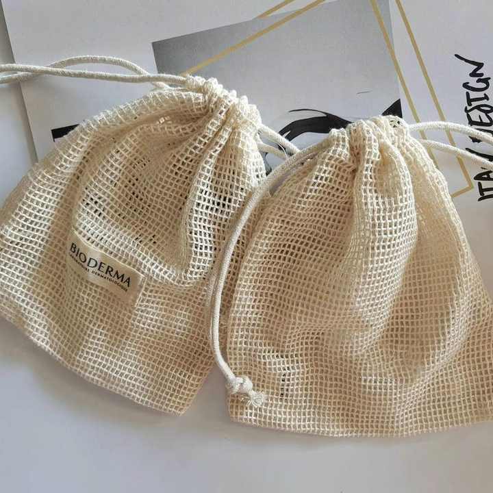 Custom Recyclable Label Natural Small Organic Exfoliating Saver Net ...
