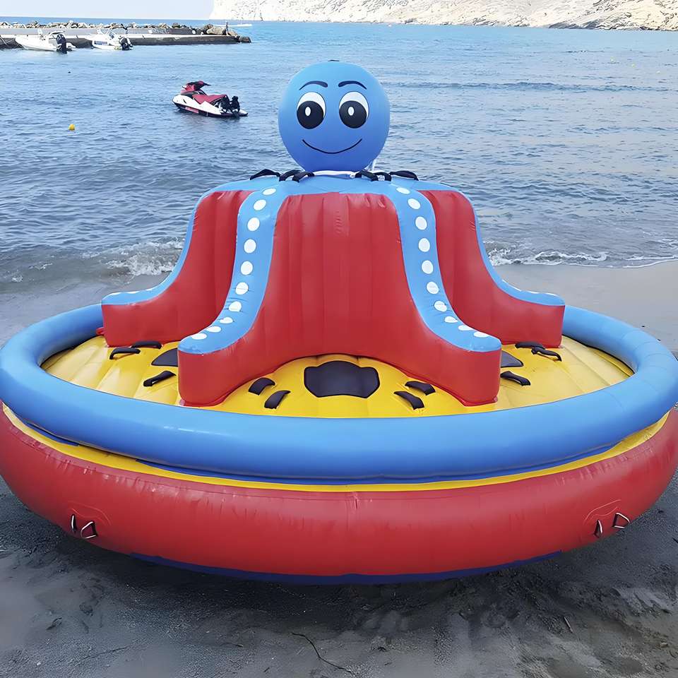 Water Sport Entertainment Facility Crazy UFO Flying Fish Towable Tubes ...