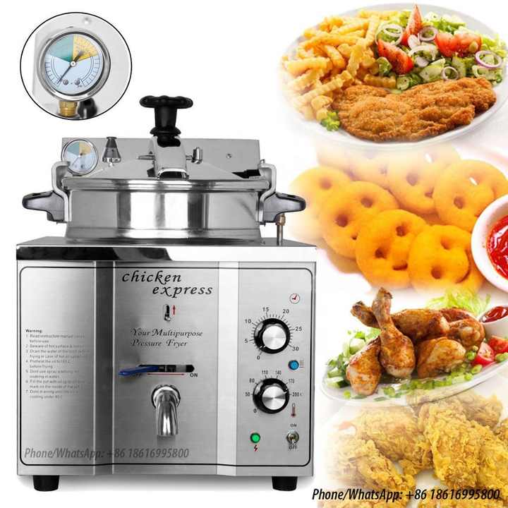 16L Electric Table Top Chicken Pressure Fryer - Broaster