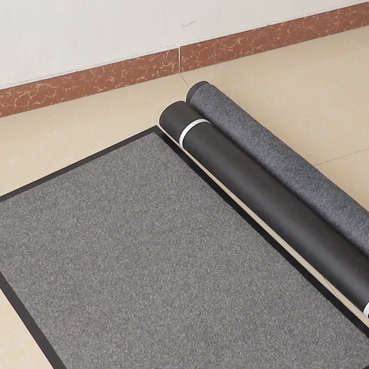 Machine Washable Nitrile Rubber Backed Loop Cut Pile Door Mats