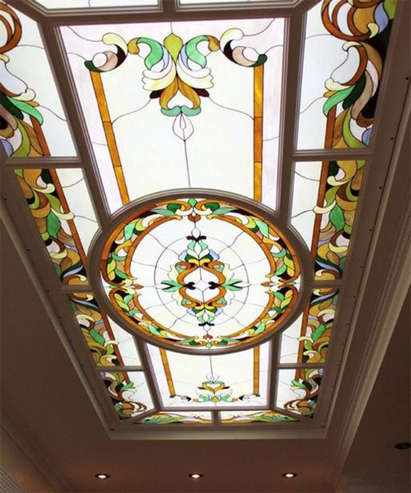 Stained Glass Ceiling Domes - Elegant Home Decor Solutions