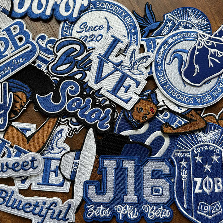 Zeta Phi Beta Sorority Embroidery Patches - 1920 Crest