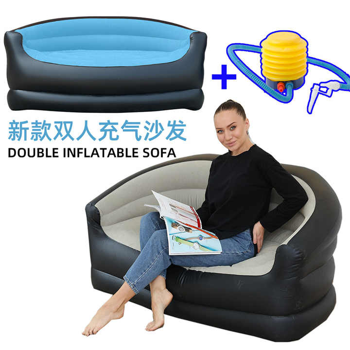 Weilian Inflatable Sofa Bed With Foot Pump & Modern Design For Living Room