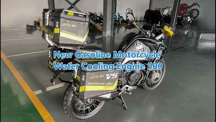 Long Range 500CC Off-road Adventure Gasoline Motorcycle Max Speed 180 ...