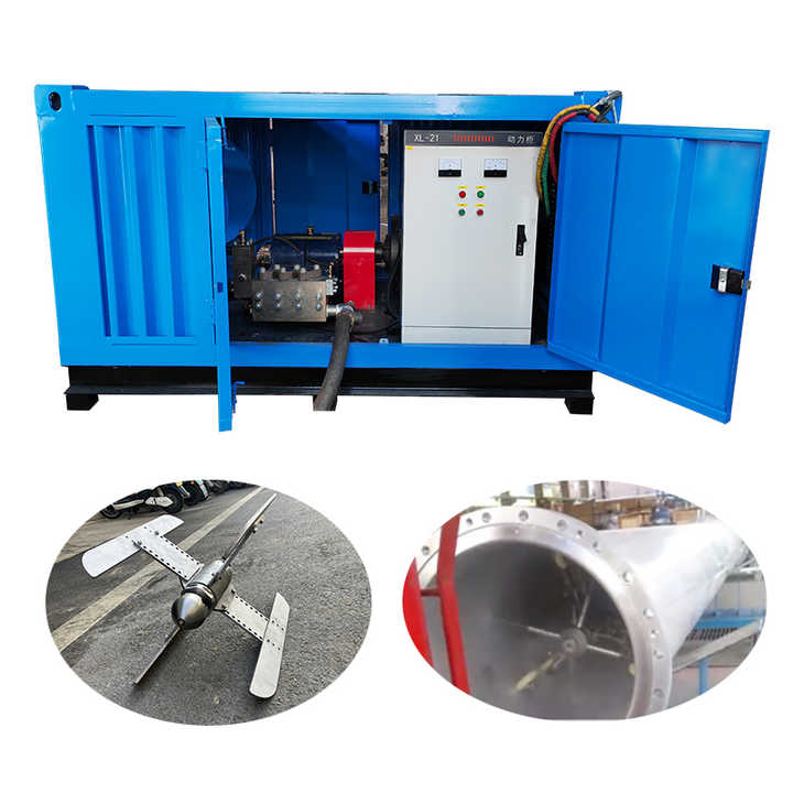 240bar 170L/min Large Industrial Sewage Drain Plumbing Pipe Sewer Jetting Machine High Pressure ...