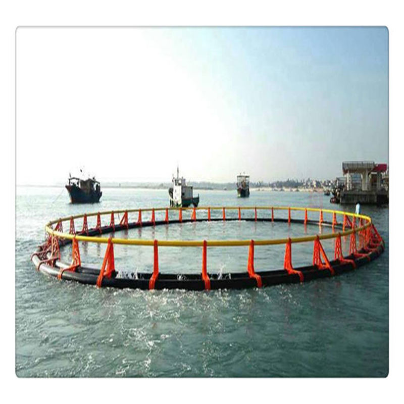 HDPE Material Aquaculture Fish Farming Circular Fish Cage System with ...