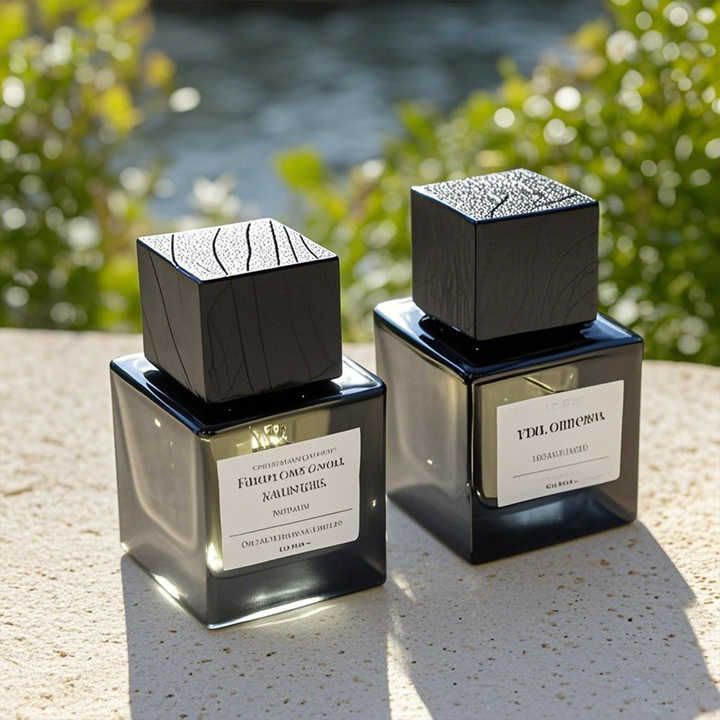 Square Spray Perfume Glass Bottle 30ml 50ml 100ml Cube Perfume Bottle ...