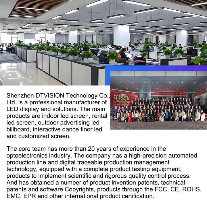 DTVISION LED Video Wall Panels - Indoor Advertising Solutions