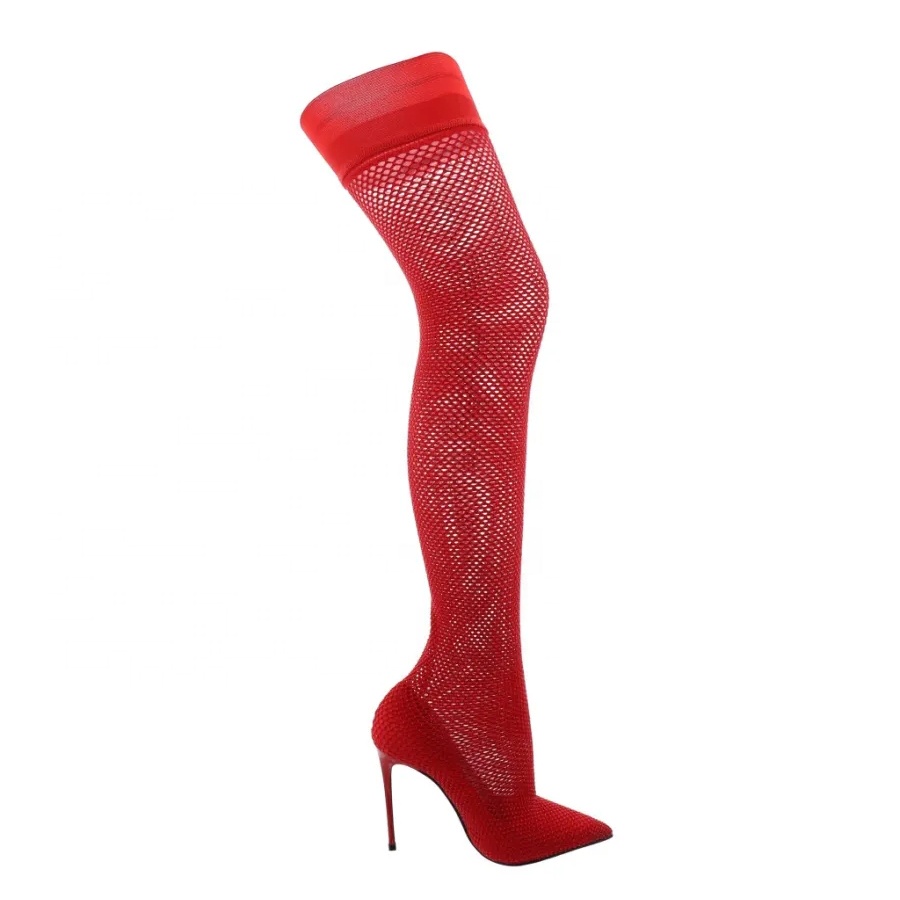Stylish Comfort with Premium fishnet high heels closed toe Designs for ...