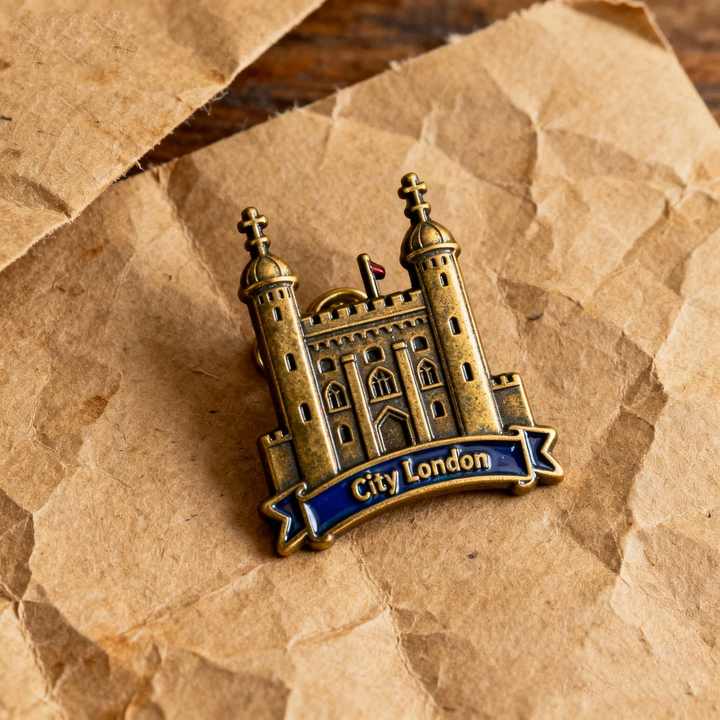 Bulk - Order Custom London Tower Brooches: Ideal Corporate Gifts ...