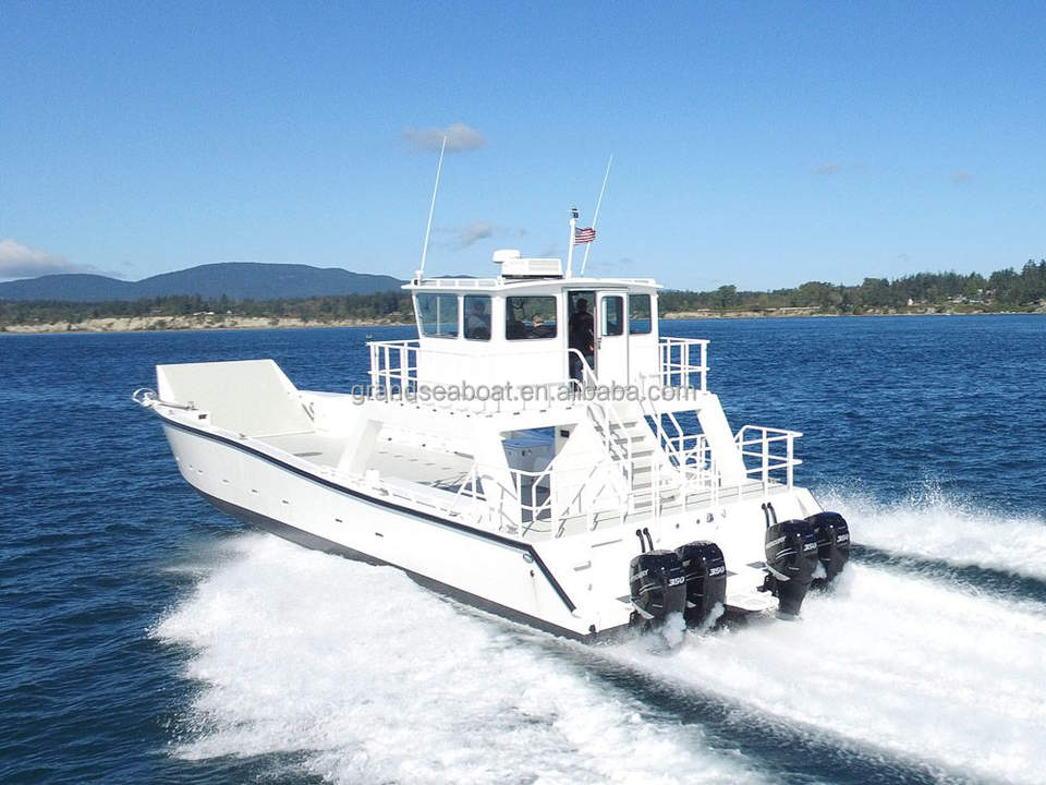 20m Aluminum Landing Craft Ferry Barge Boat for Sale - Max Load 12500kg ...