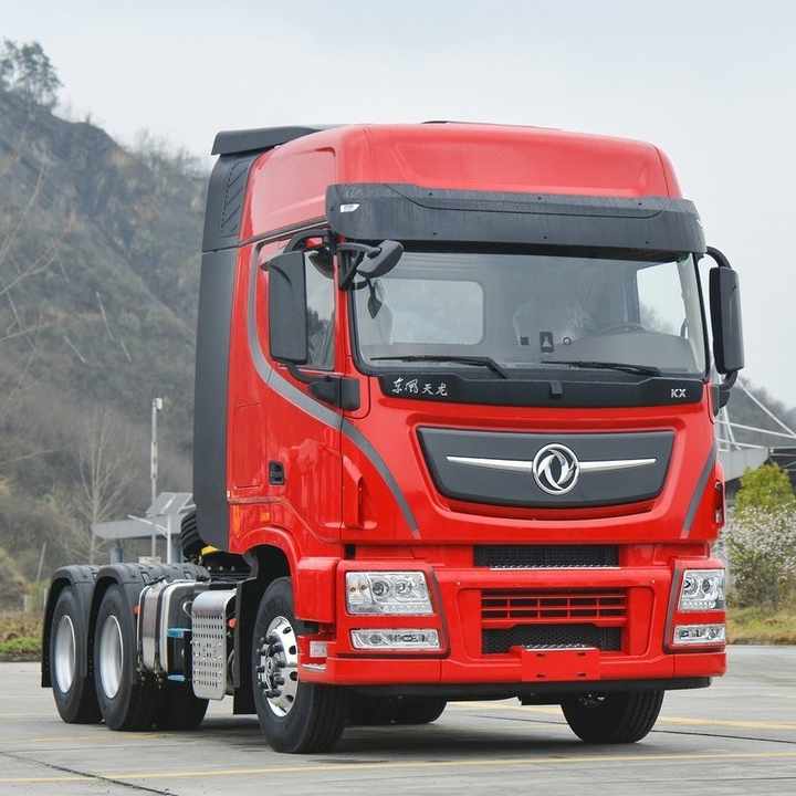 Dongfeng Diesel Tractor Trucks Used 520HP 33T Left Hand Drive 4x2 ...