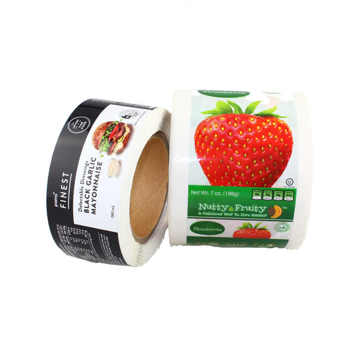 Customized Sticker Roll Logo Label High Quality Printing Glossy ...