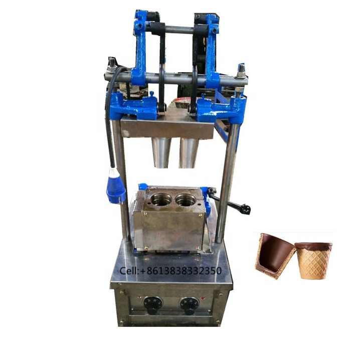 Portable Small Edible Waffle Coffee Cup Making Machine - Buy Edible ...