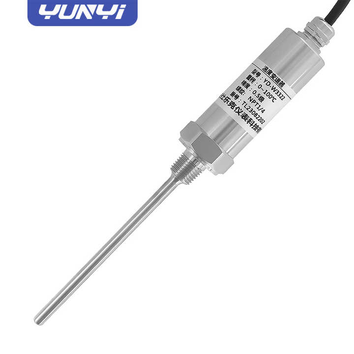 Yunyi Industrial High Pressure Pt100 Module Pt1000 Head Mount 4-20ma Temperature Sensor ...