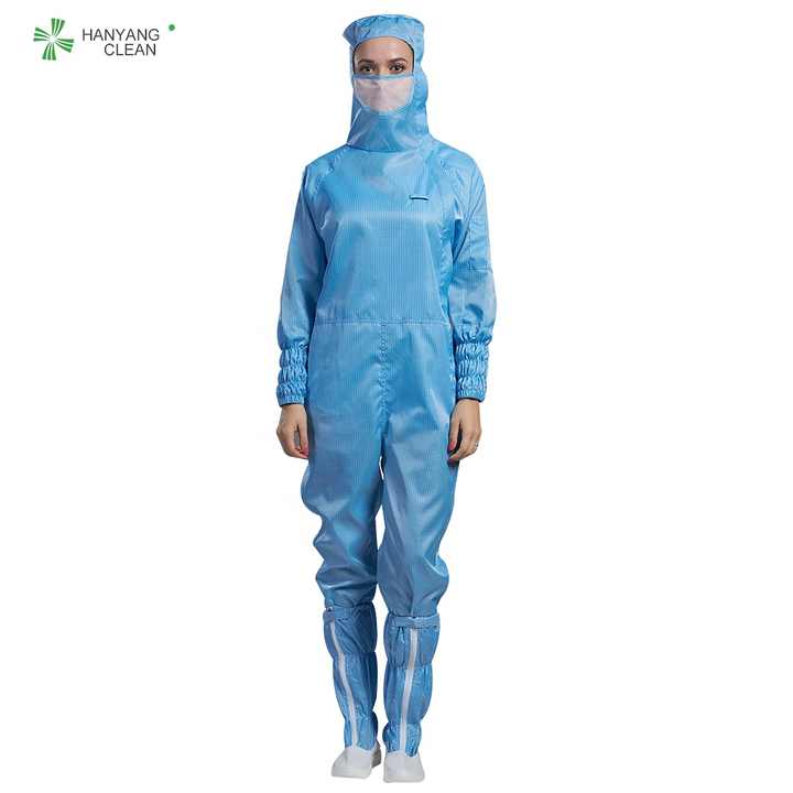 H-1133 GMP Class Cleanroom Jumpsuit - Autoclavable & Antistatic