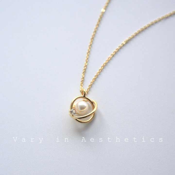 Earth Planet Clavicle Chain Necklace High-End Sense Temperament Trendy ...