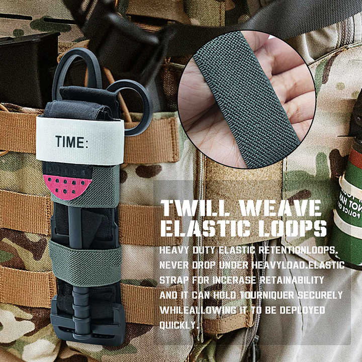 Small Tactical Tourniquet Admin Bag & Trauma IFAK Holster Tourniquet ...